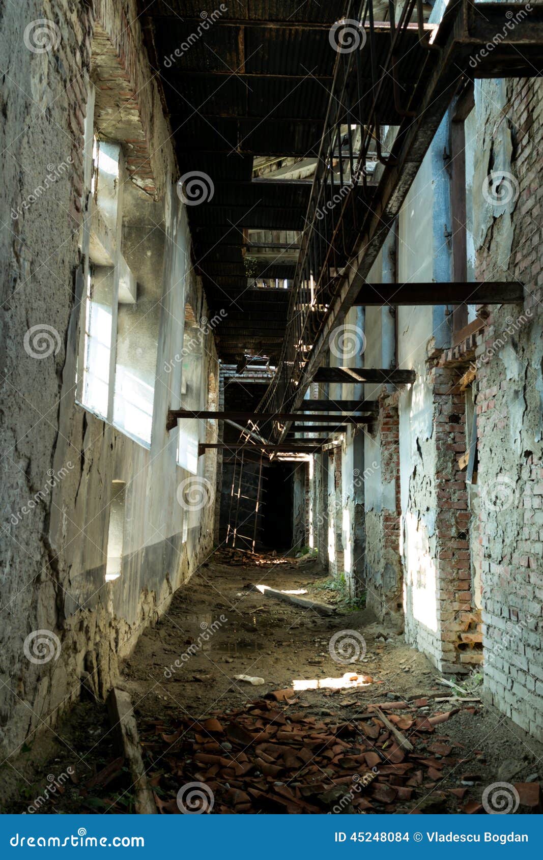Inside ruins stock photo. Image of disaster, ruined, messy - 45248084