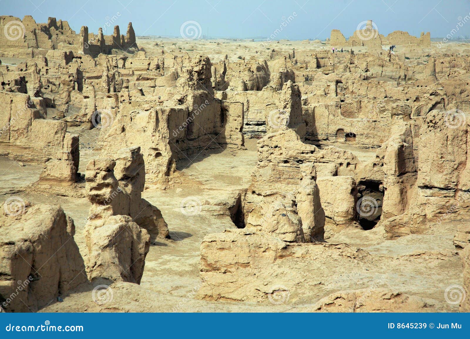 The Ruins of Jiaohe Panorama Stock Image - Image of jiaohe, chinese ...