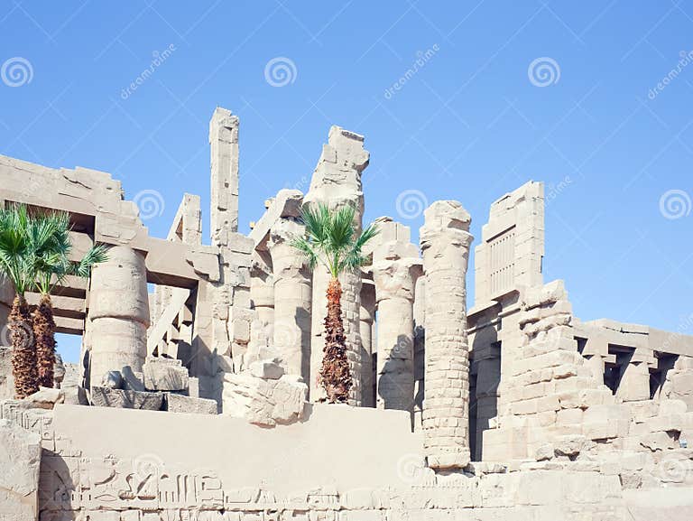 Ruins of Karnak stock image. Image of africa, king, antique - 12731367