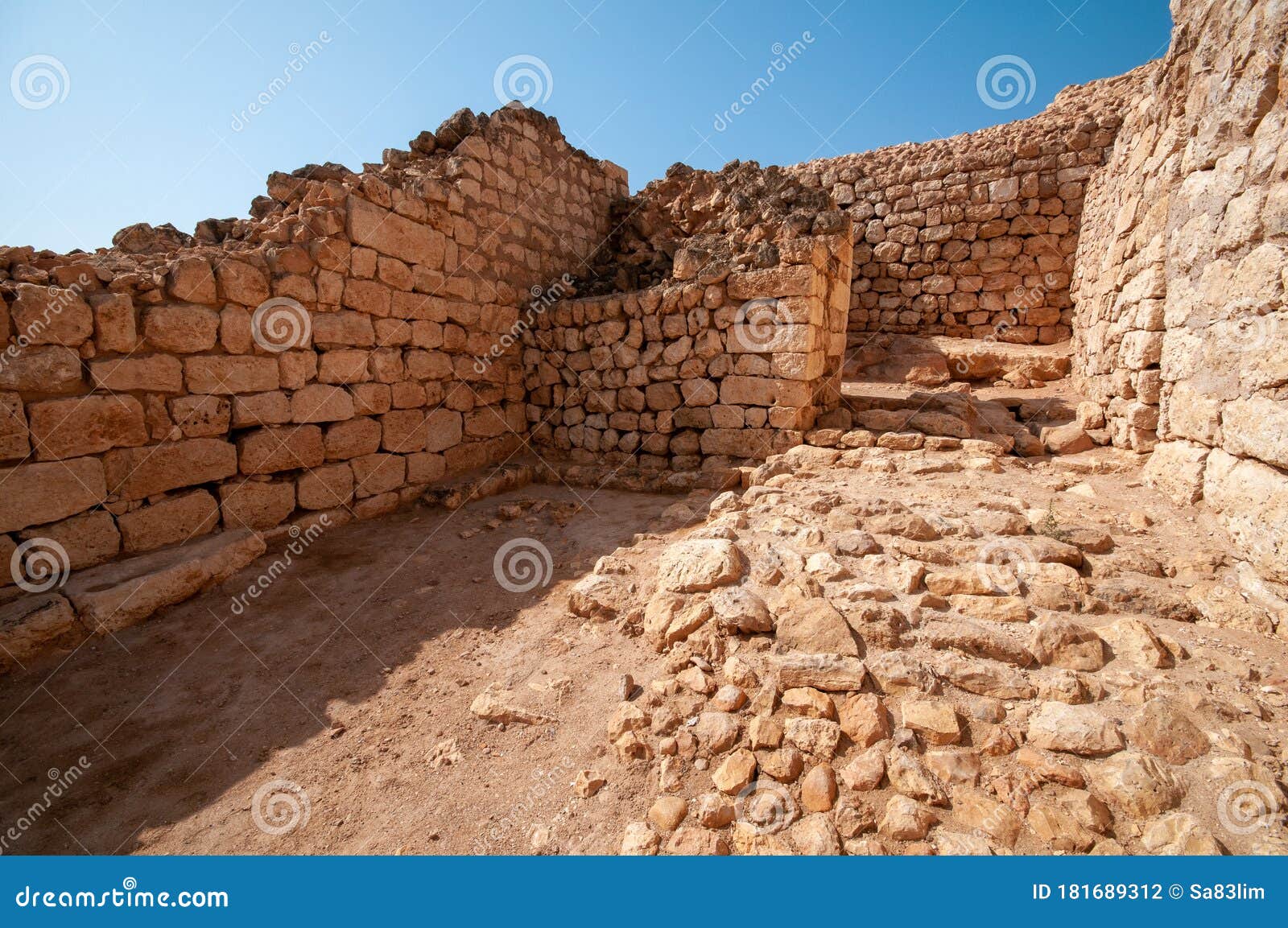 The Ruins of Khor Rori `Sumhuram` in Dhofar, Oman Stock Photo - Image ...