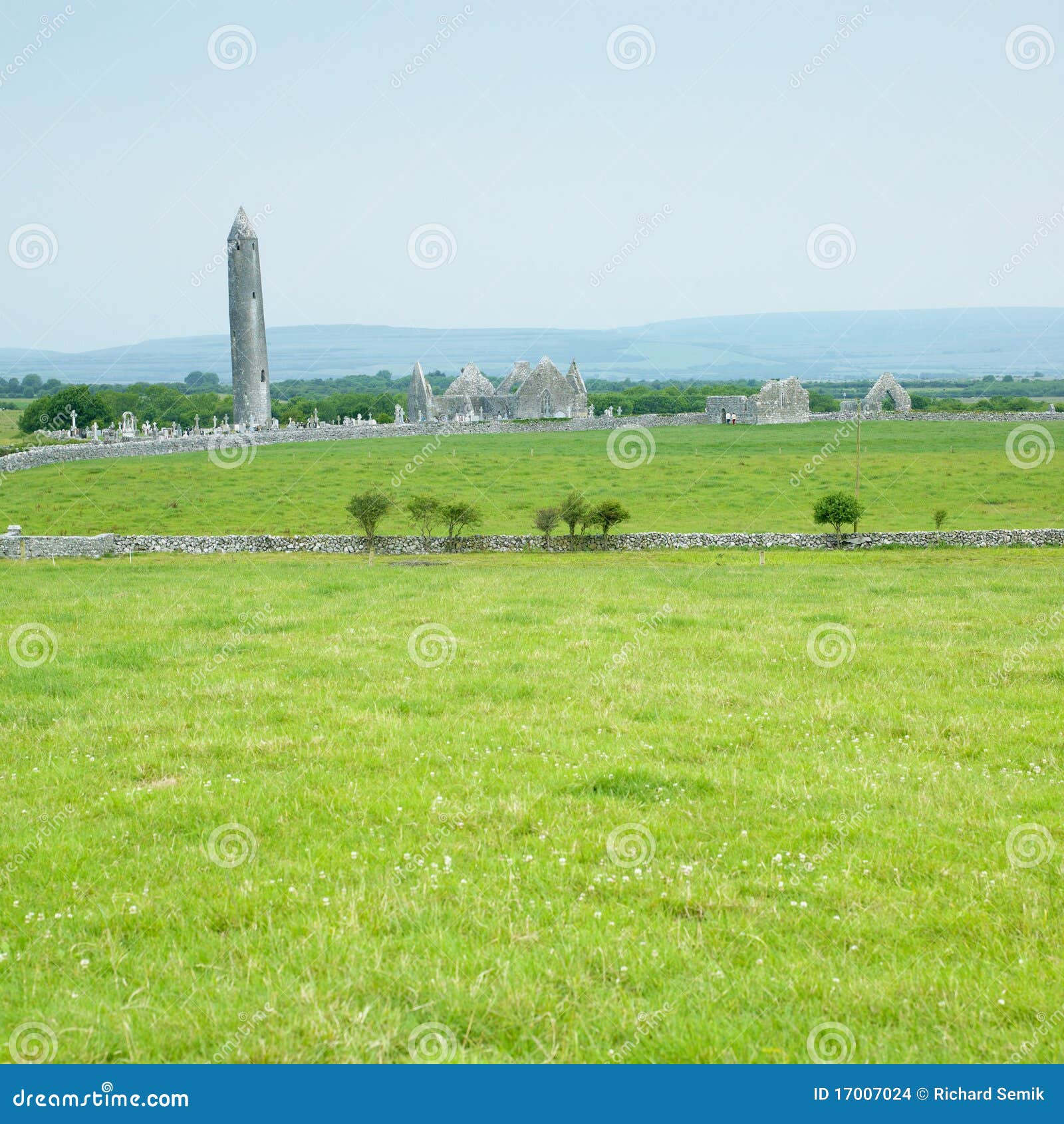 Ruins of Kilmacduagh Monastery Stock Photo - Image of world, tower ...