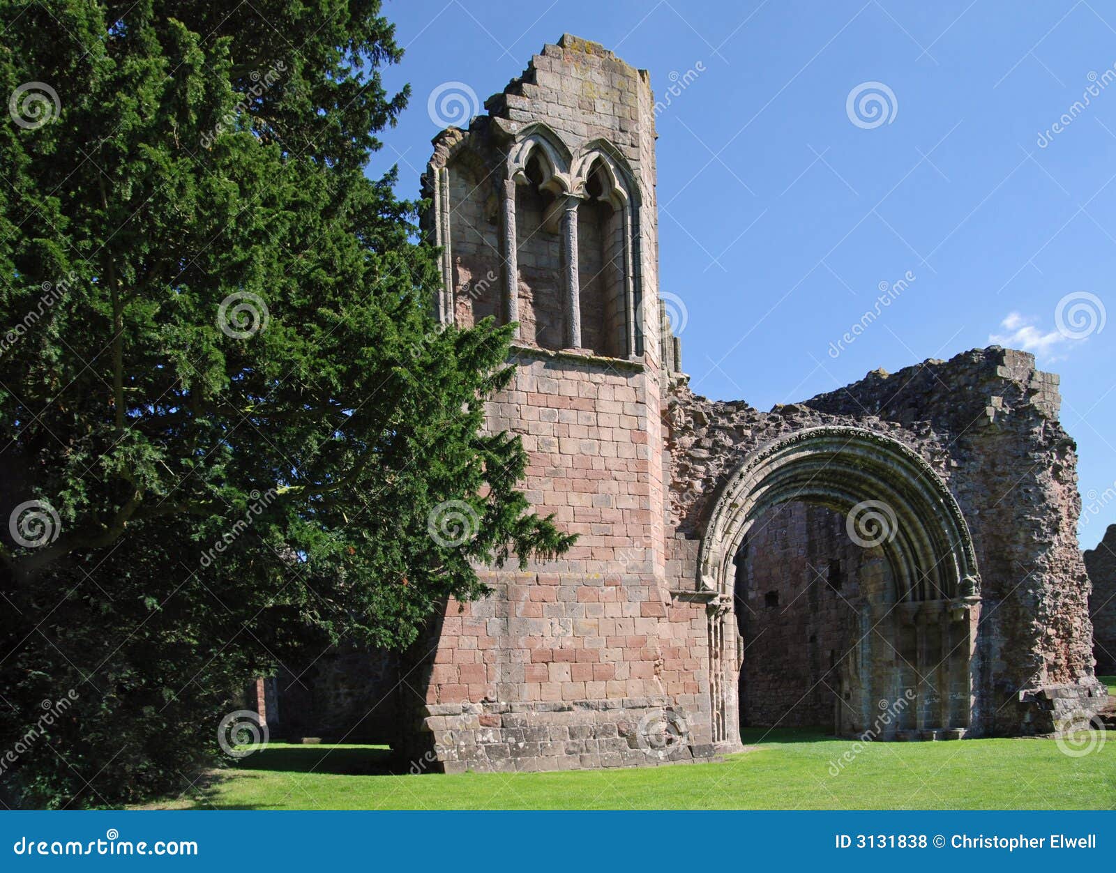 Ruins of Lilleshall Abbey UK Editorial Stock Photo - Image of gothic ...