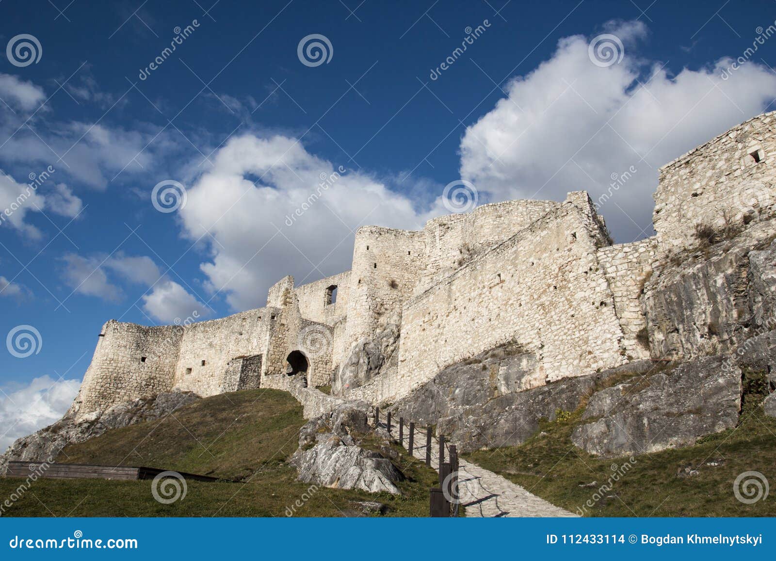 Ruins of the Medieval Castle Stock Photo - Image of europe, national ...