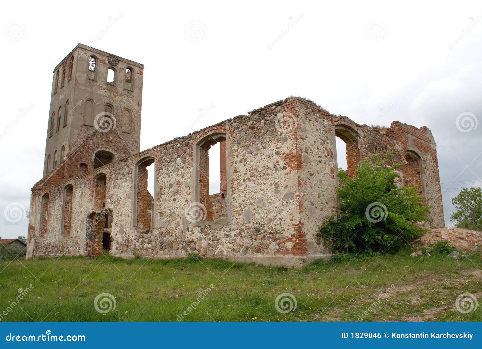 Ruins of medieval church stock photo. Image of range, hole - 1829046