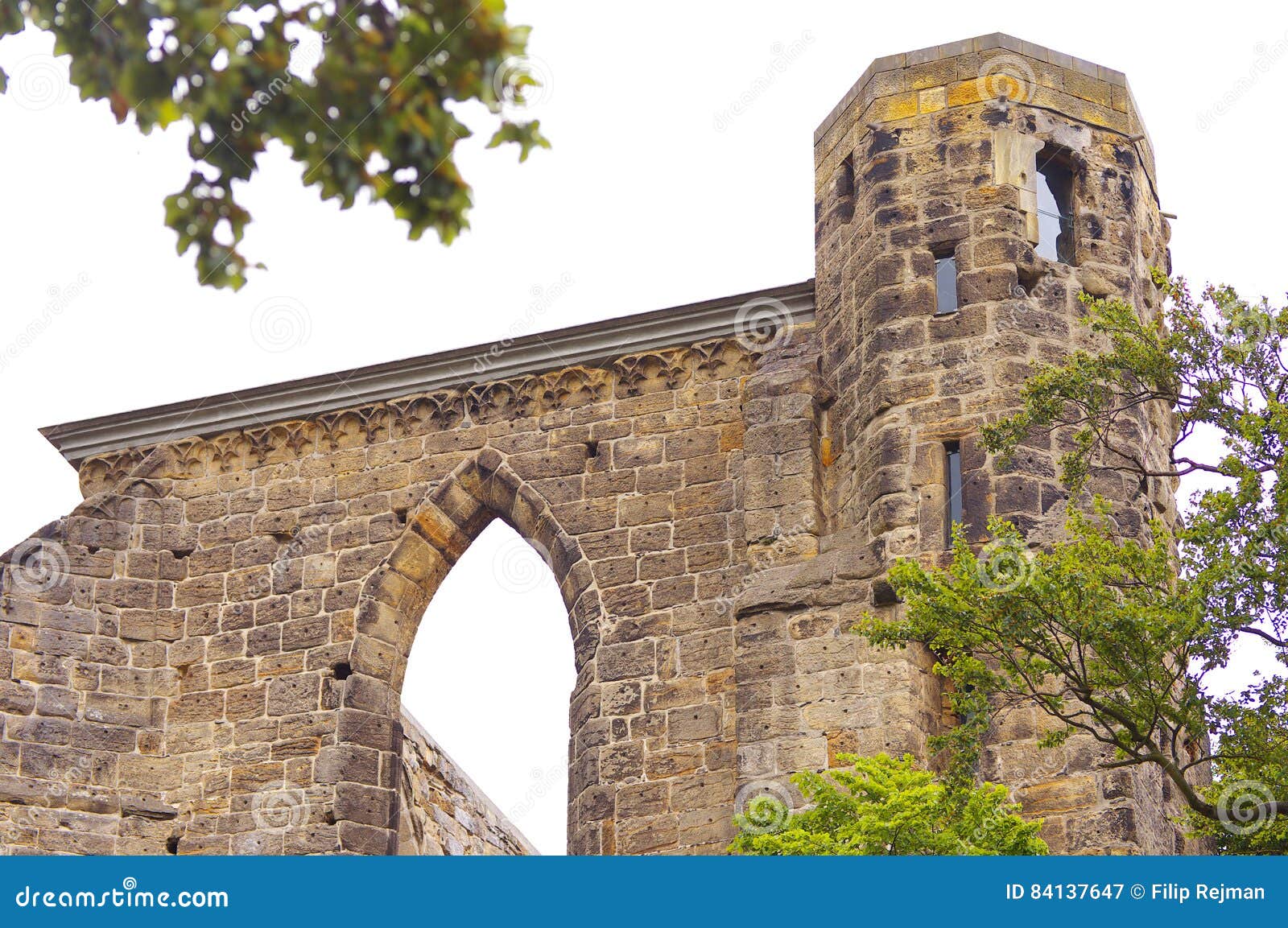 Ruins of the Medieval Gothic Monastery Stock Image - Image of ruins ...