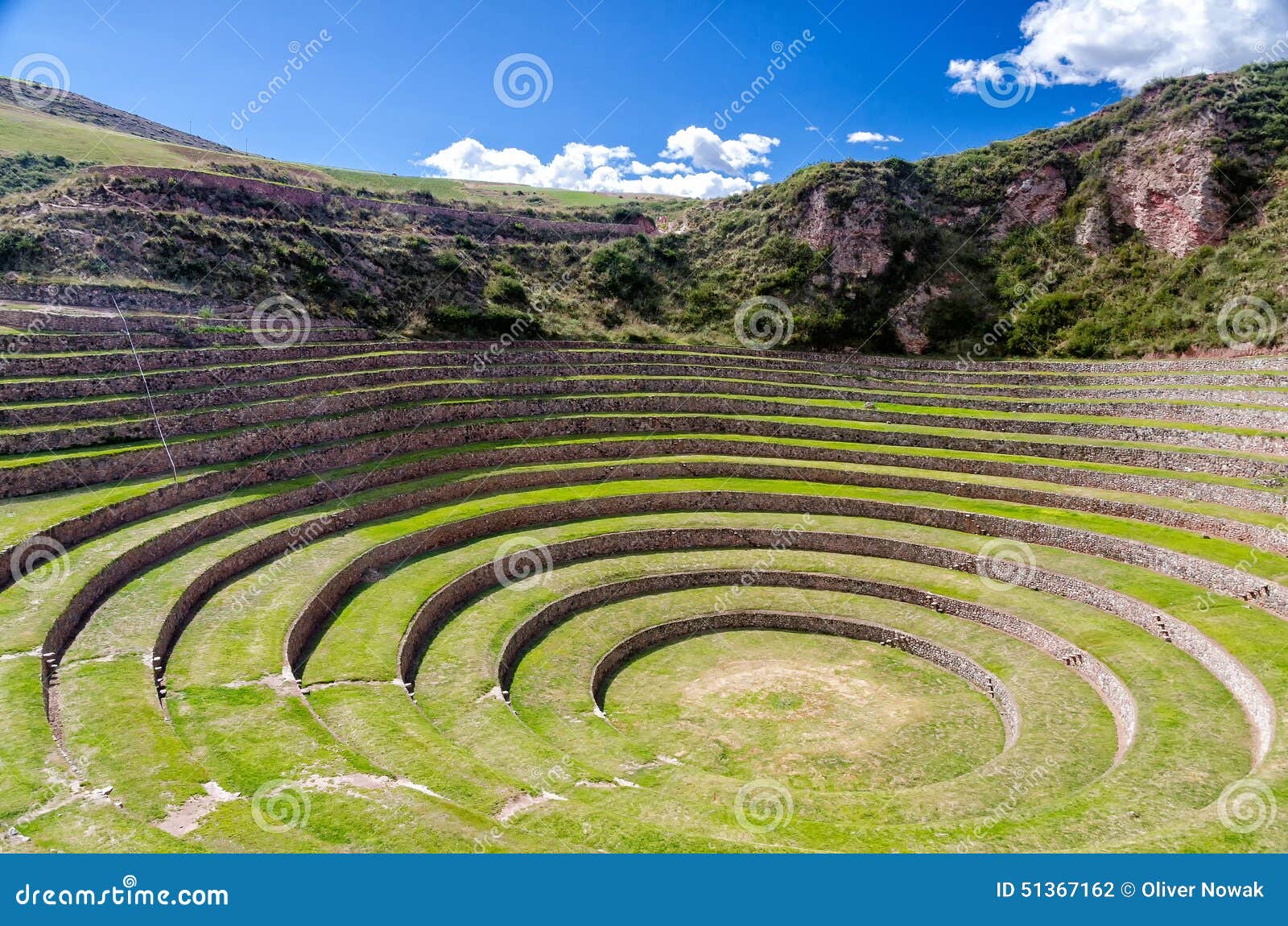 Ruins of Moray stock photo. Image of inka, america, unesco - 51367162