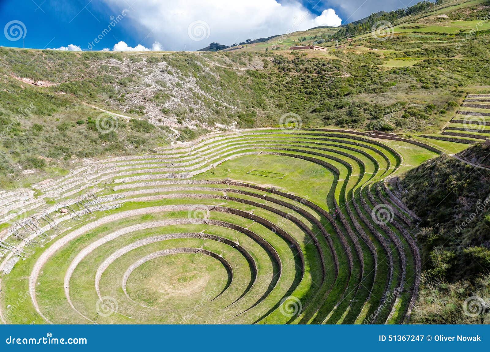 Ruins of Moray stock image. Image of ruins, agriculture - 51367247