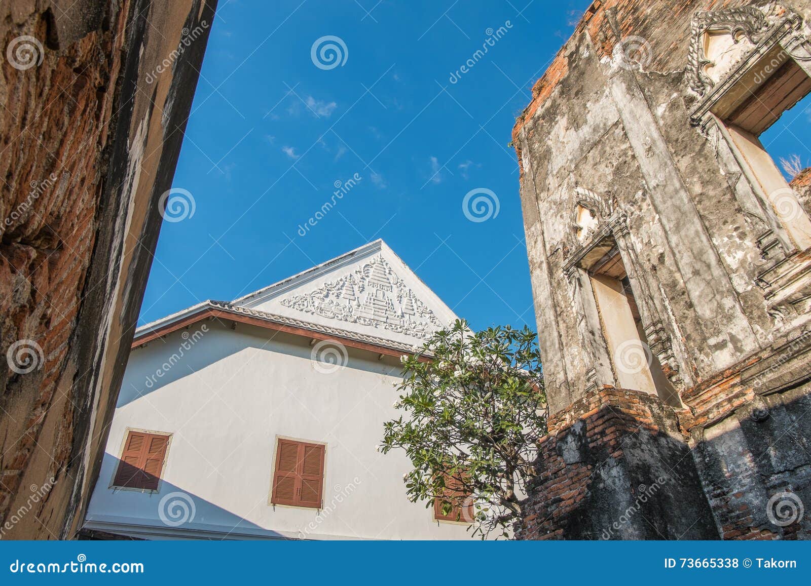 Ruins Museum Thailand stock photo. Image of asian, temple - 73665338