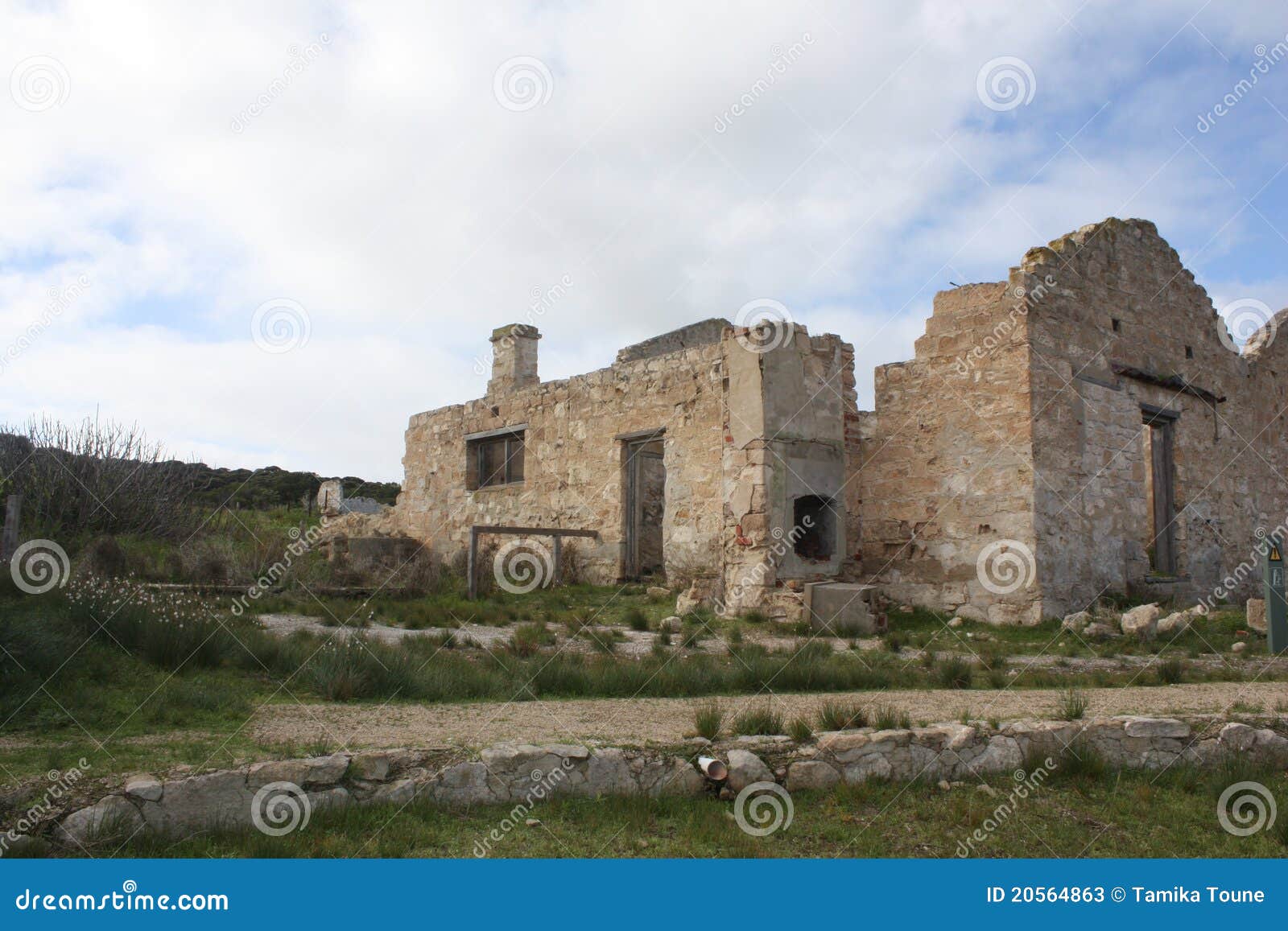 Ruins of an old building stock image. Image of abandoned - 20564863