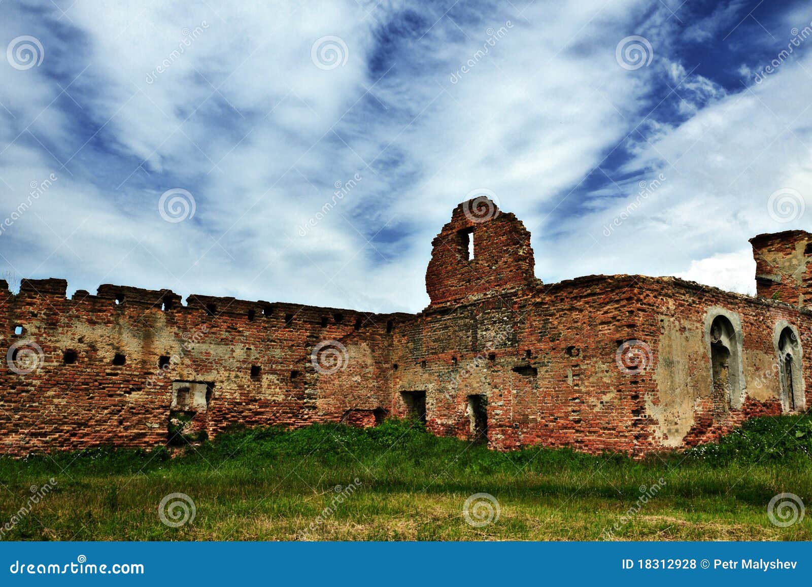 Ruins of old castle stock photo. Image of walls, castle - 18312928