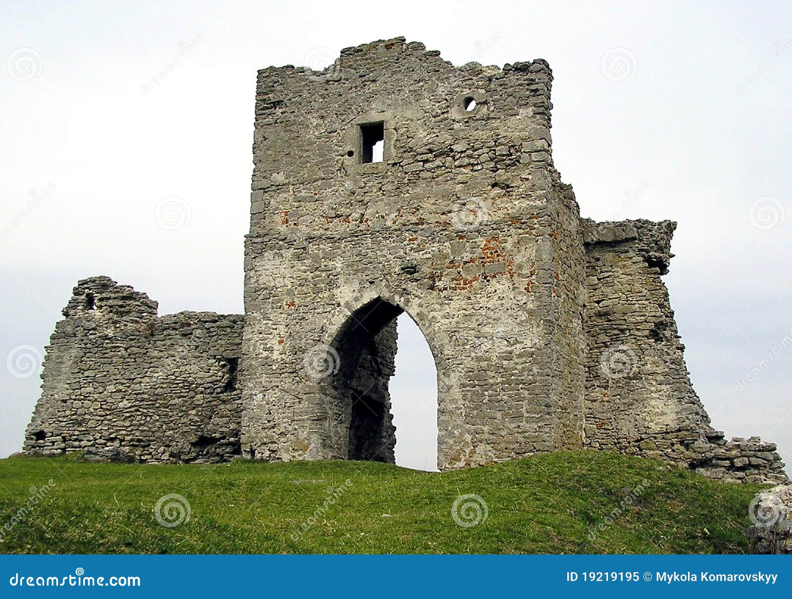 Ruins of old castle stock image. Image of fortress, stone - 19219195