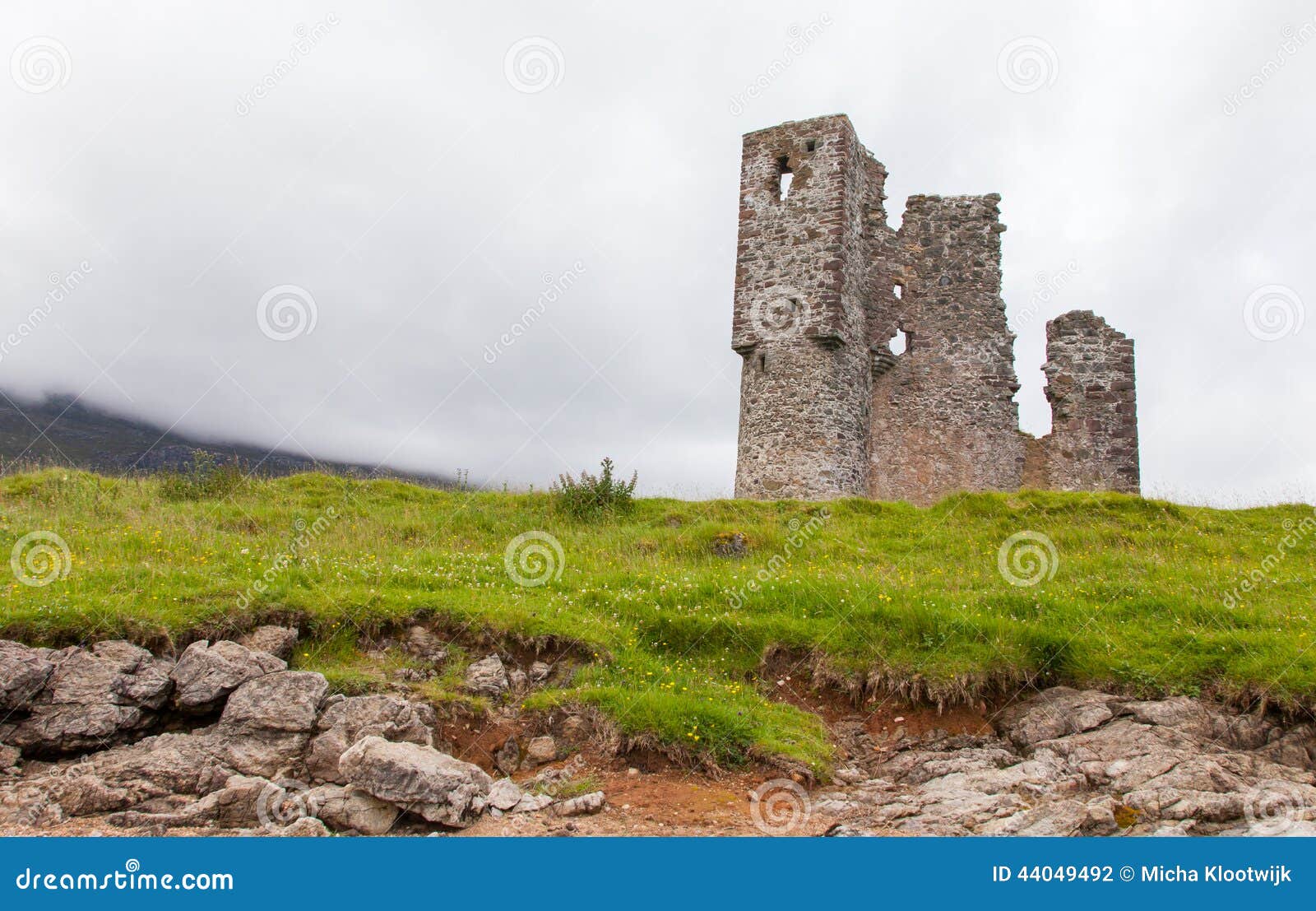 Ruins of an old castle stock photo. Image of grass, building - 44049492