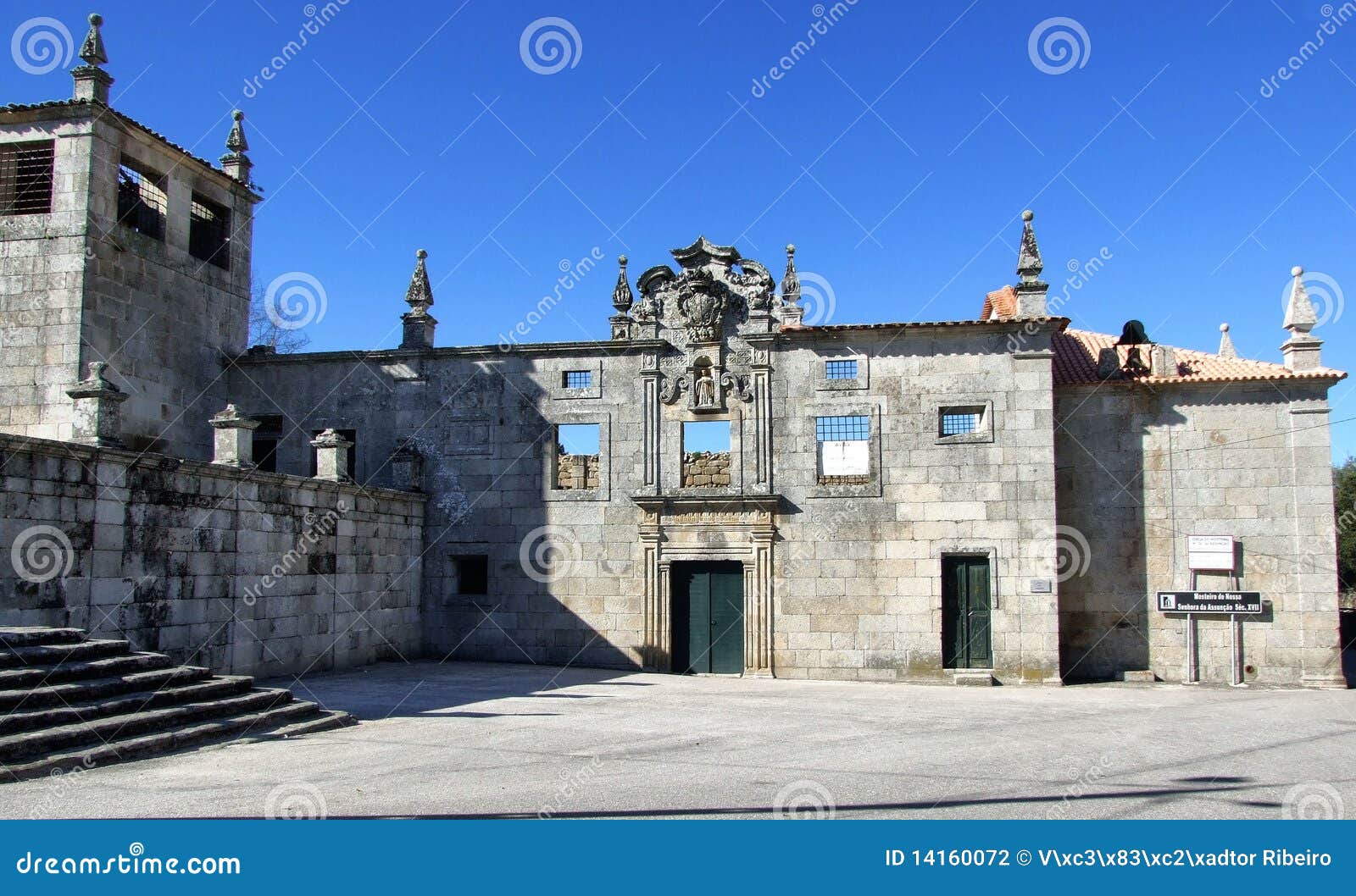 Ruins of old convent stock photo. Image of religion, catholic - 14160072