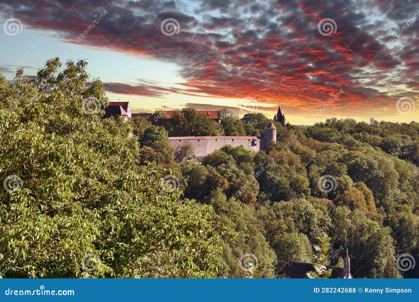 The Ruins of an Old European Fort. Stock Photo - Image of beautiful ...