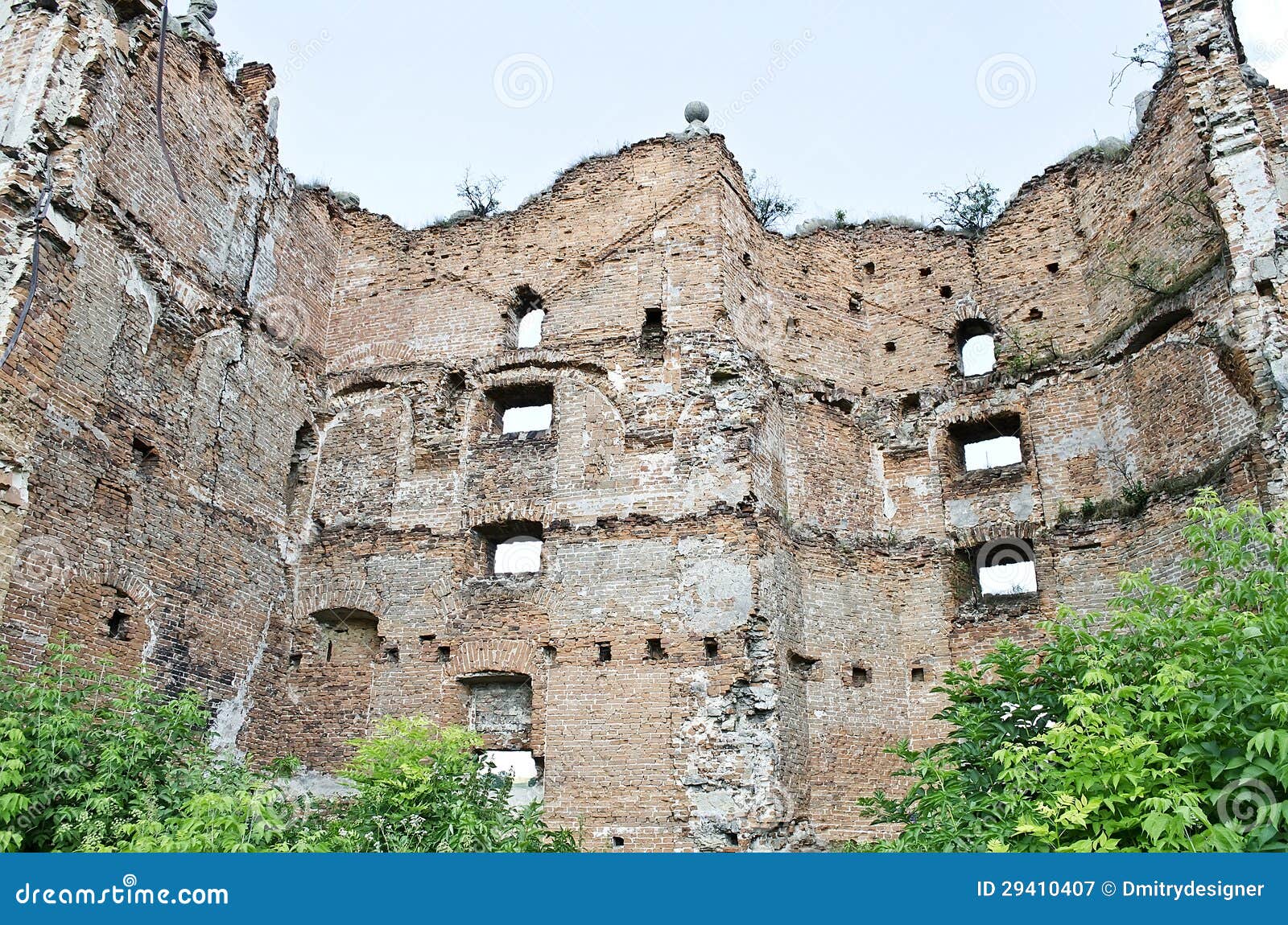 The Ruins of the Old Fortress Stock Image - Image of architecture ...