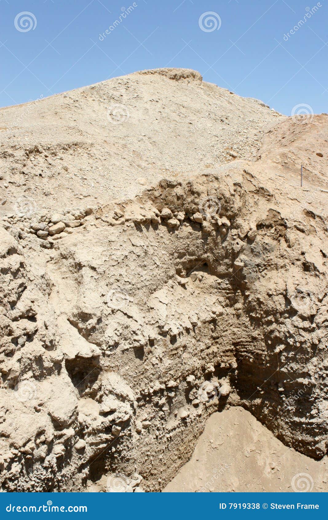 Ruins of Old Jericho stock photo. Image of bible, city - 7919338