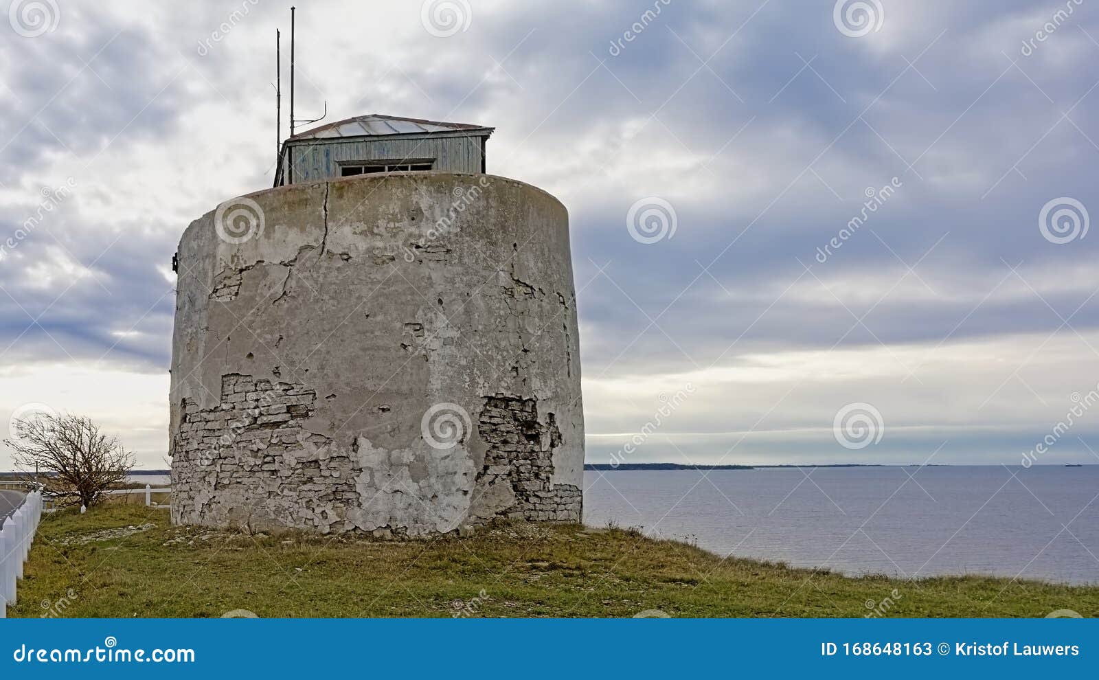 Ruins of Old Pakri Lightthouse on the Baltic Sea Coast, PAldiski ...