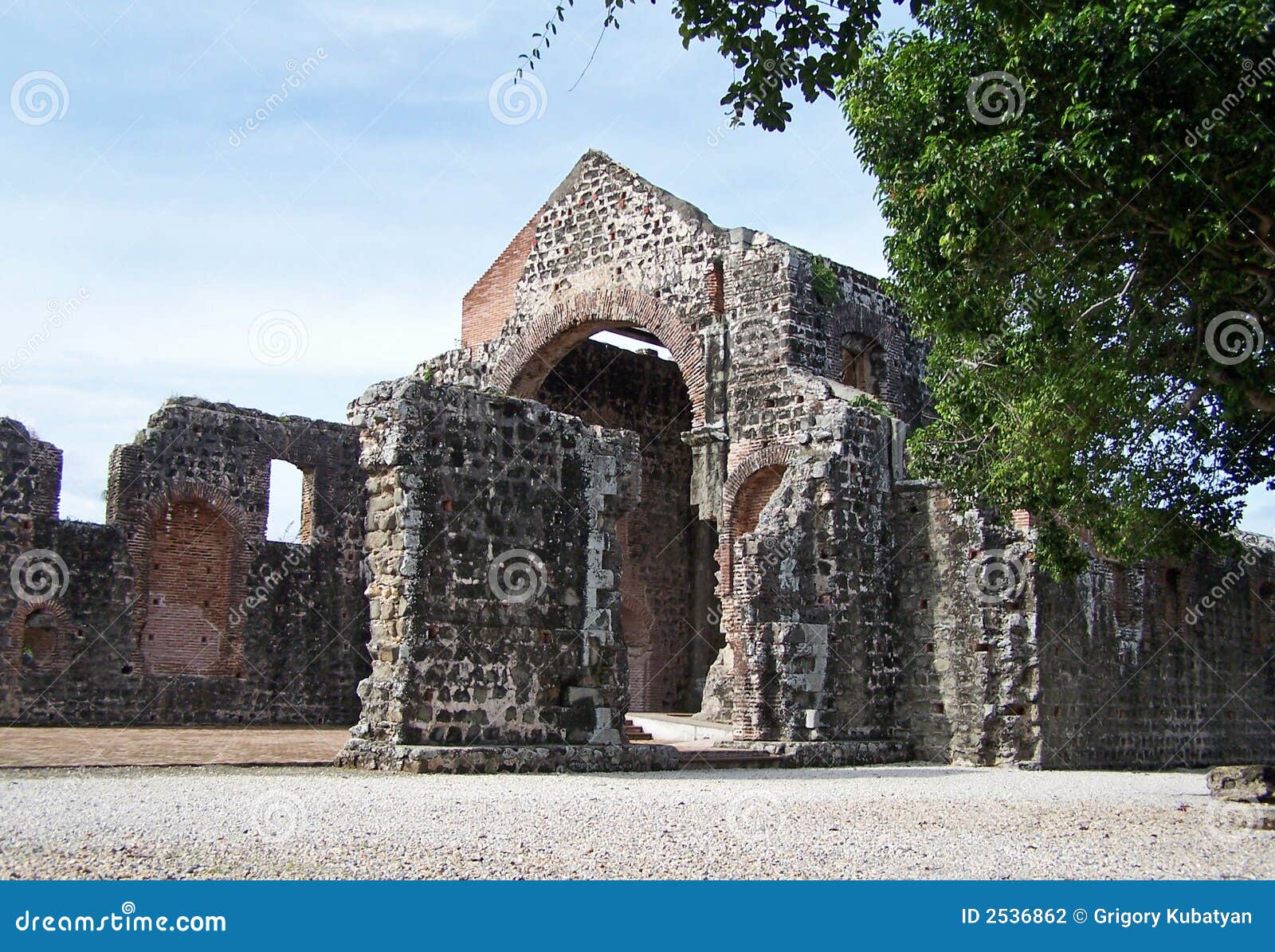 Ruins of Old Panama stock photo. Image of citadel, unesco - 2536862