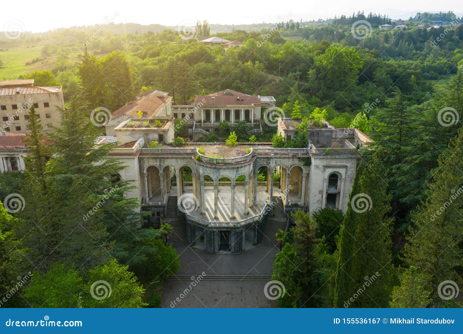 The Ruins of the Old Soviet Sanatorium Medea, Whose Architecture Which ...