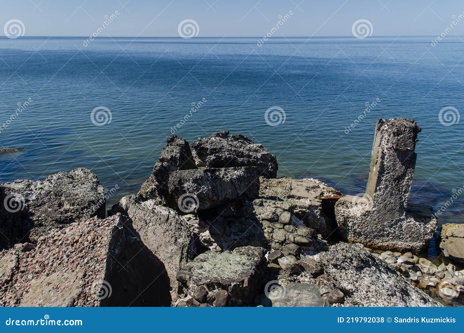 Ruins of Old War Fort in Liepaja, Latvia Stock Photo - Image of ...