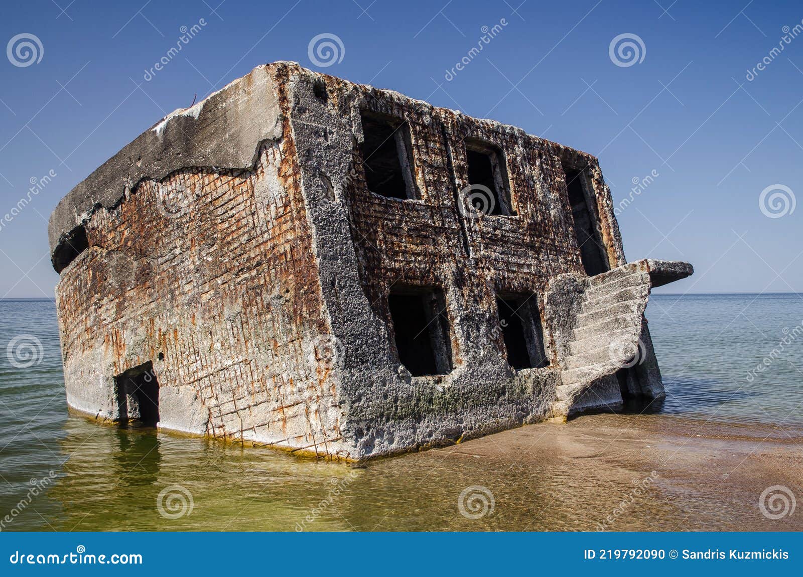 Ruins of Old War Fort in Liepaja, Latvia Stock Photo - Image of ...