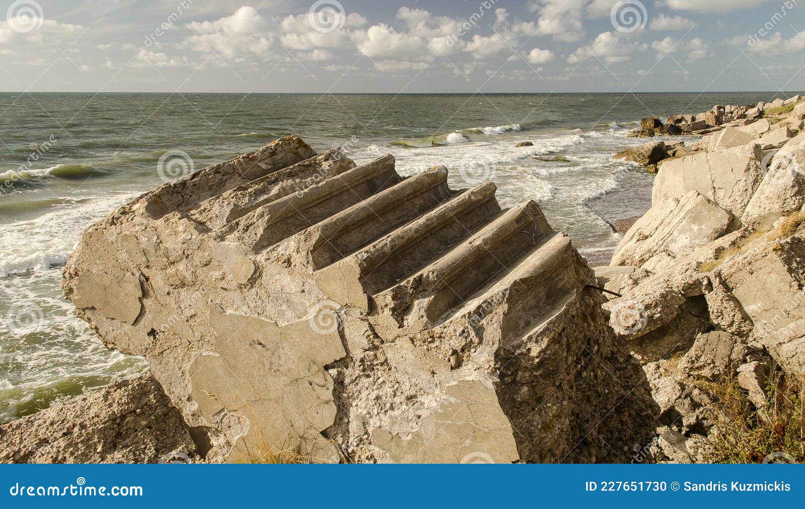 Ruins of Old War Fort in Liepaja, Latvia Stock Photo - Image of ...