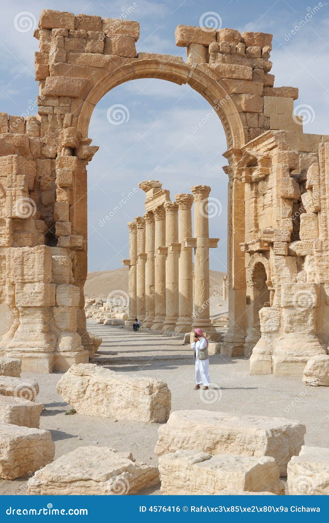 Ruins of Palmyra stock photo. Image of architectural, greek - 4576416