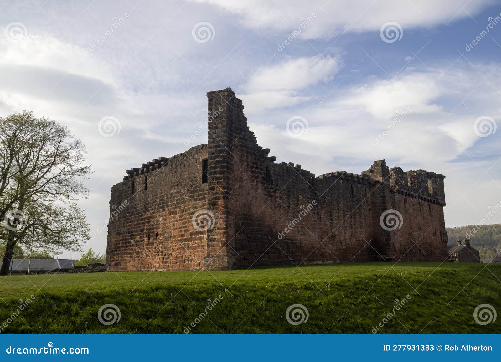 The Ruins of Penrith Castle in Cumbria Stock Image - Image of penrith ...
