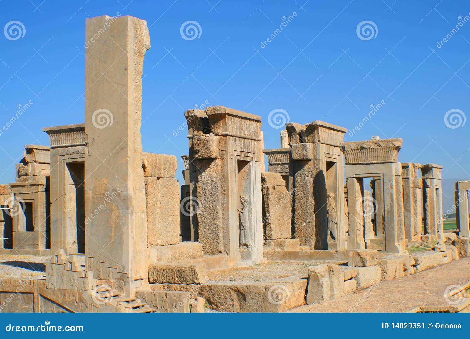 Ruins of Persepolis, Iran stock image. Image of city - 14029351
