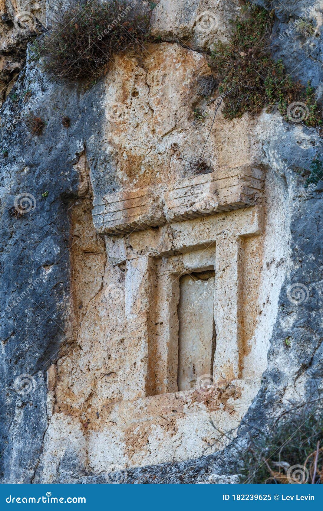 Ruins of Pinara Ancient City Stock Image - Image of background ...