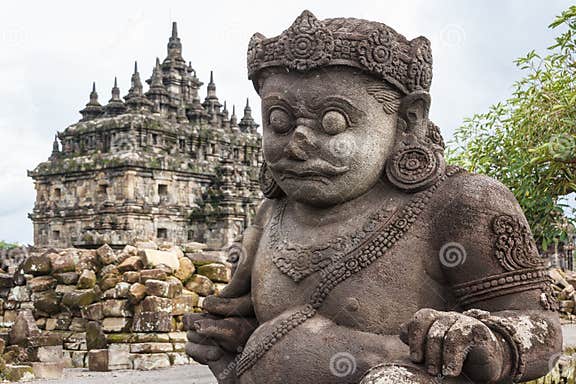 Ruins of Plaosan Temple Complex, Java Island Stock Photo - Image of ...