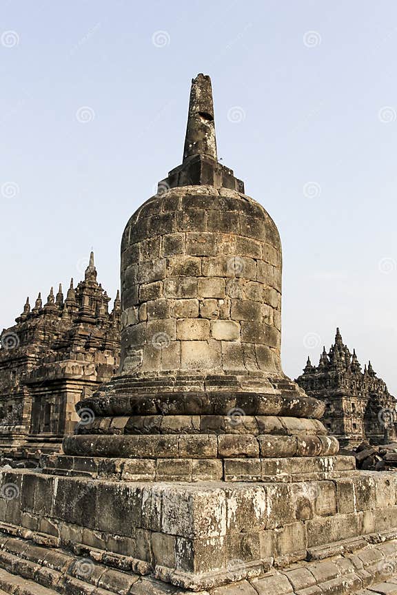 Ruins of Plaosan Temple in Java Island, Indonesia Editorial Photo ...
