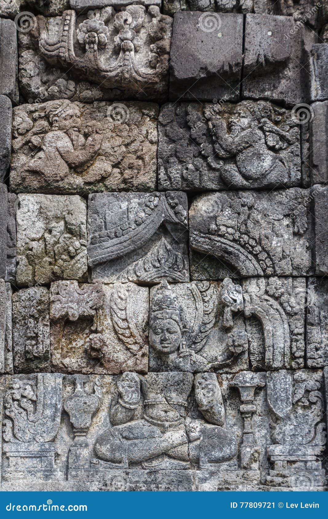 Ruins of Prambanan Temple Complex, Java Island Stock Image - Image of ...