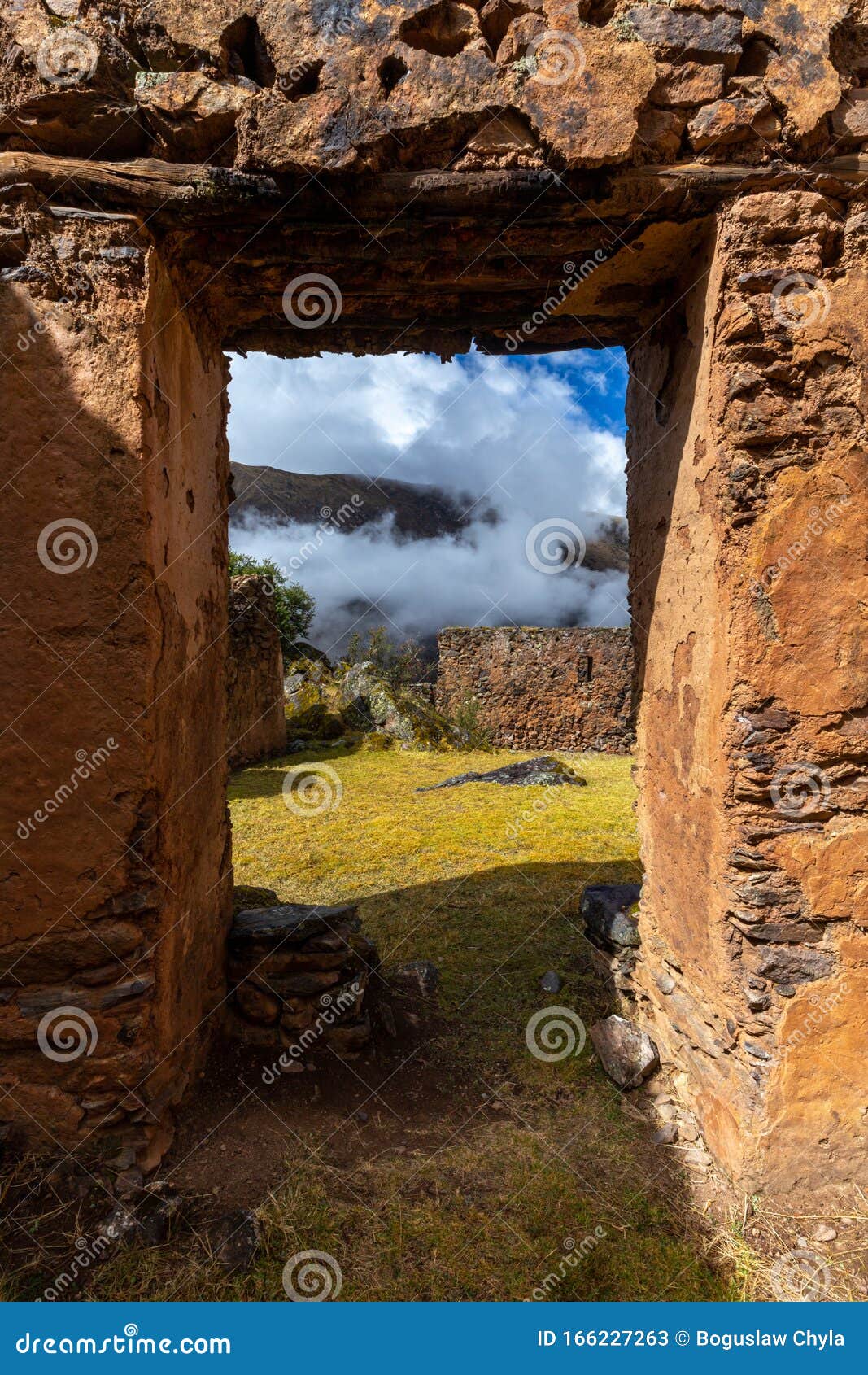 The Ruins of the Pumamarka (Puma Marka) Village in Peru Stock Image ...
