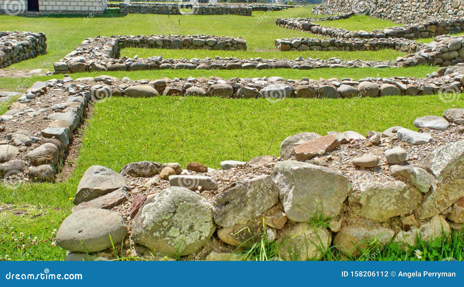 The Ruins Of Pumapungo Archaeological Park In Cuenca Ecuador Stock ...