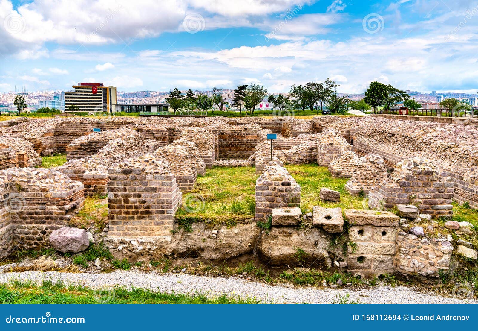 Roman Baths of Ankara in Turkey Stock Photo - Image of ankara, rock ...