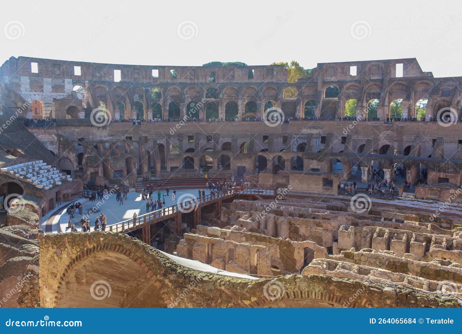 Ruins of the Roman Coliseum.italy Editorial Stock Image - Image of ...