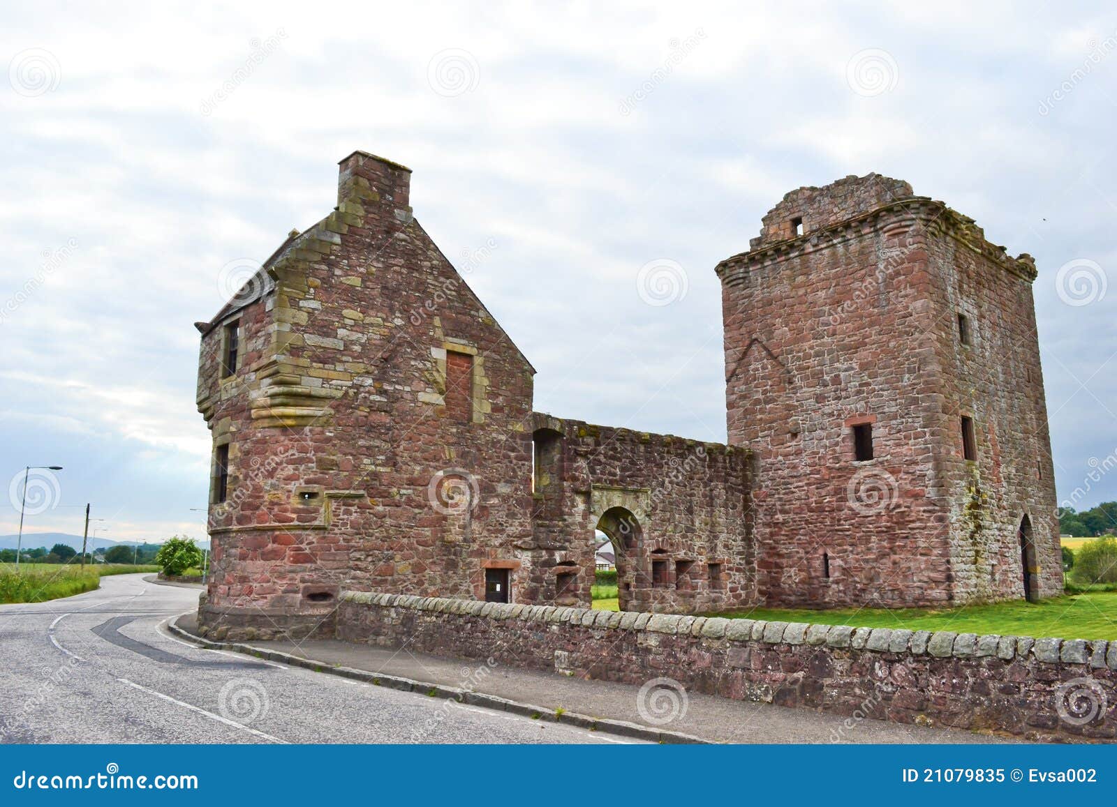 Ruins in Scotland stock image. Image of delapidated, isle - 21079835