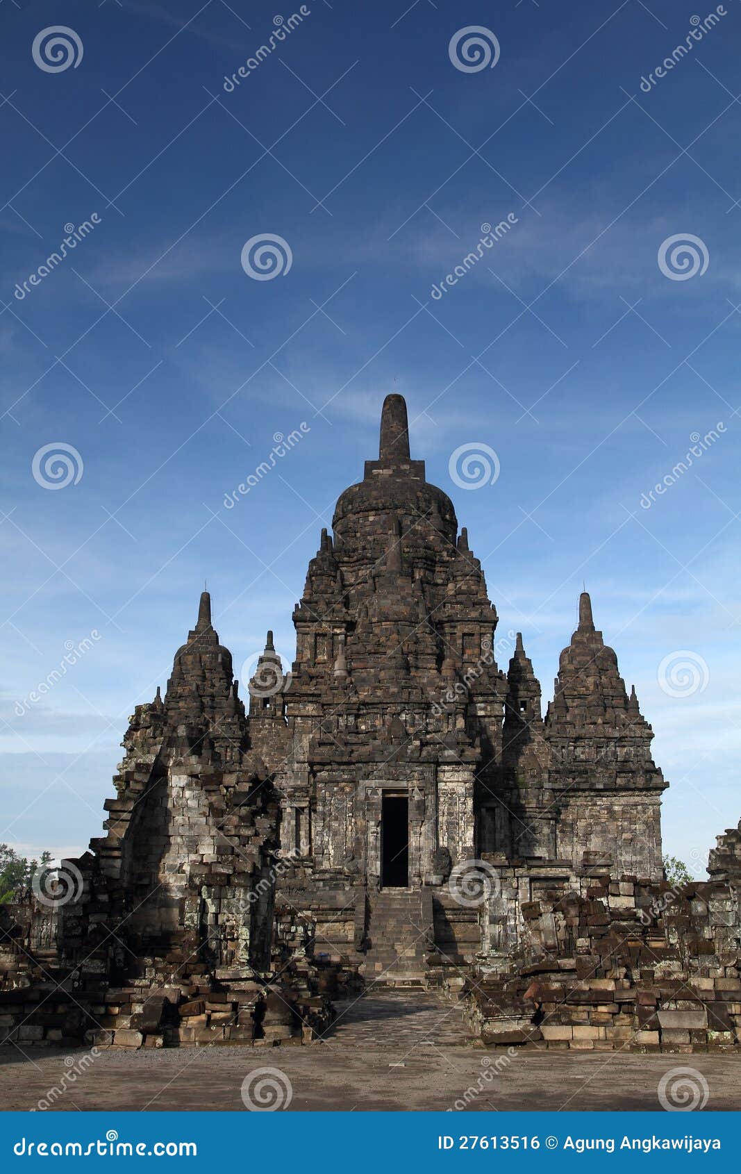 Ruins of Sewu Temple stock photo. Image of belief, temple - 27613516