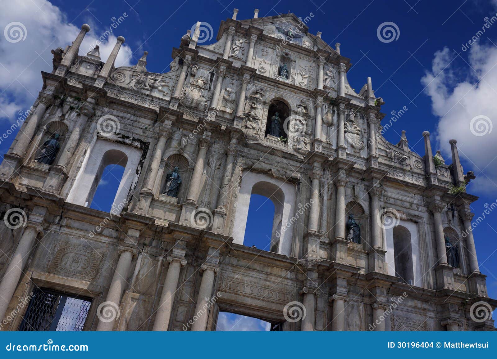 Saint Paul church in Macau stock photo. Image of aged - 30196404