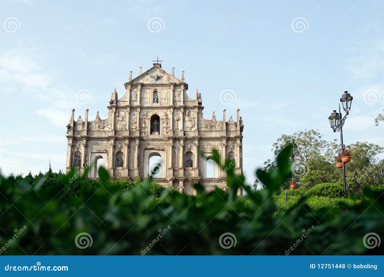 Ruins of St. Paul S Cathedral, Macau Stock Photo - Image of ...
