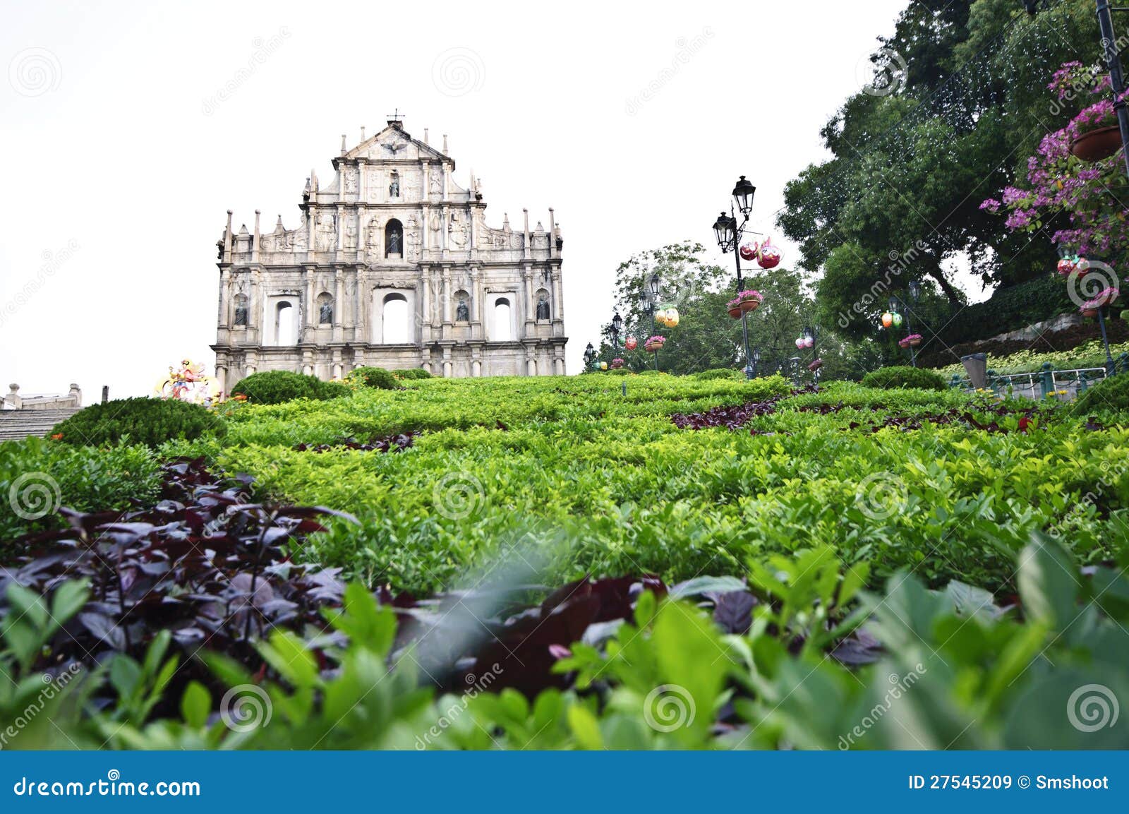 Ruins of St. Paul S Church, Macao Stock Image - Image of outdoors ...