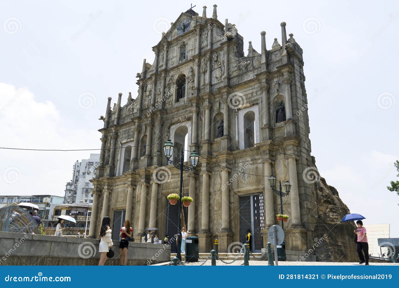 The Ruins of St. Paul S in Macau, the Ruins of a 17th Century Catholic ...