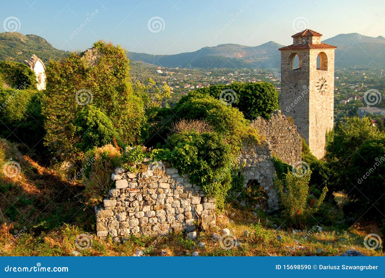 Ruins of Stari Bar, Montenegro Stock Photo - Image of catholic, balkans ...