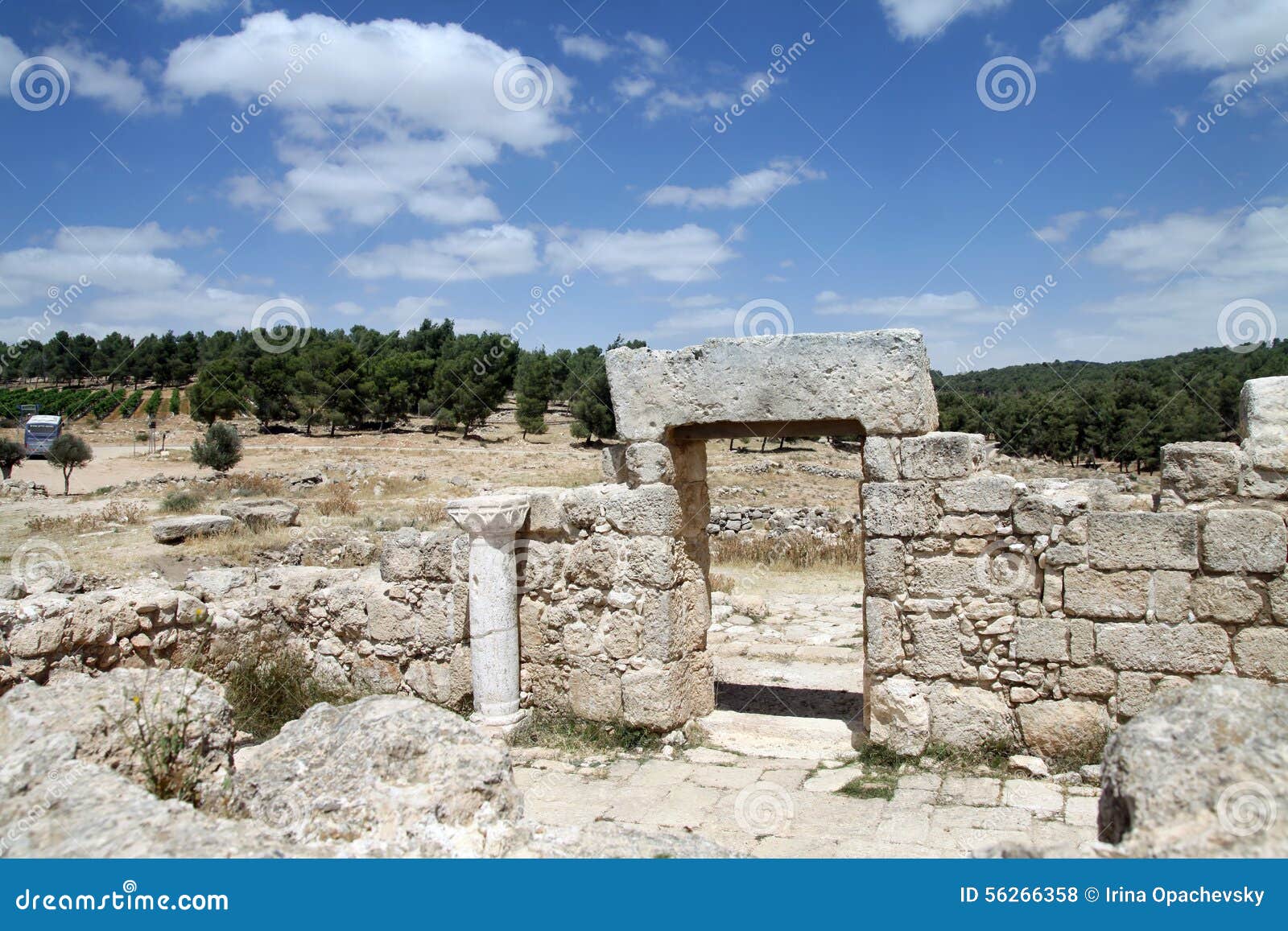 Ruins of the Synagogue of the 1st Century AD, Israel Stock Photo ...