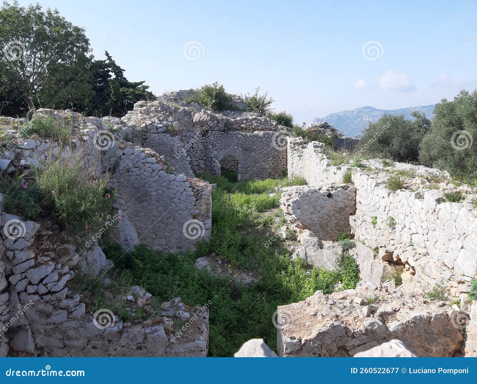 Ruins Of Jupiter Temple And Great Court Of Heliopolis , Baalbek, Bekaa ...