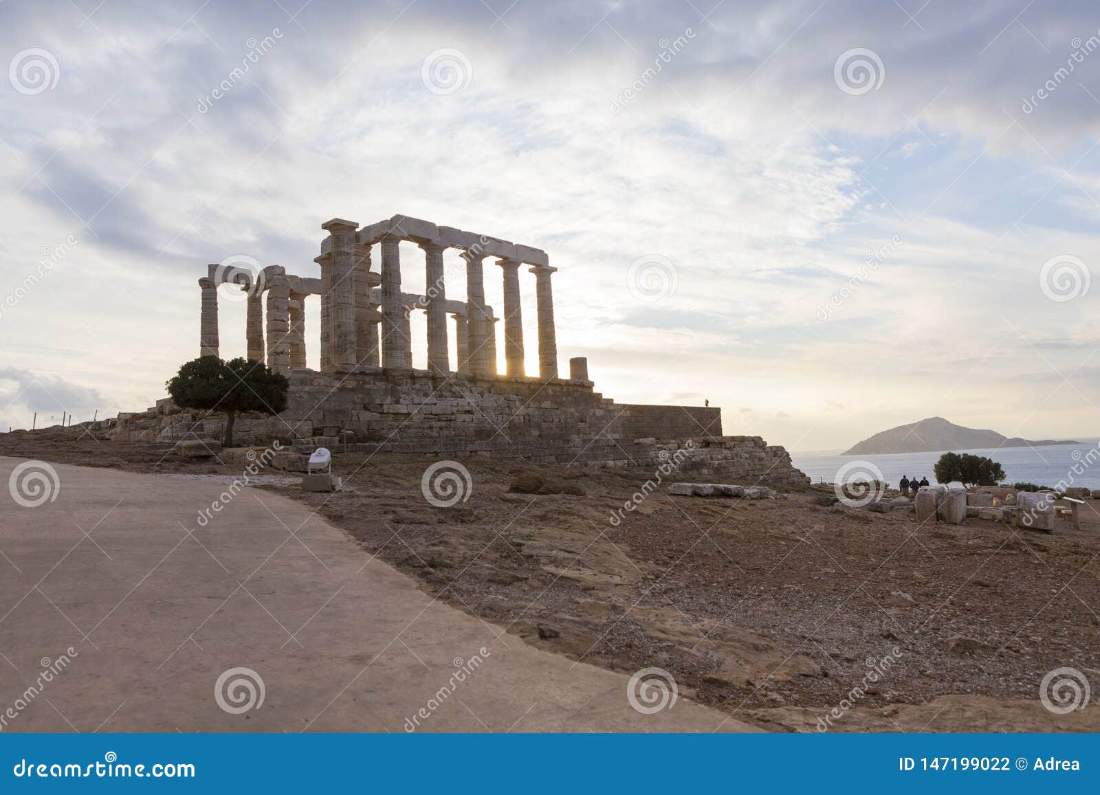 Ruins from the Temple of Poseidon Editorial Photography - Image of ...