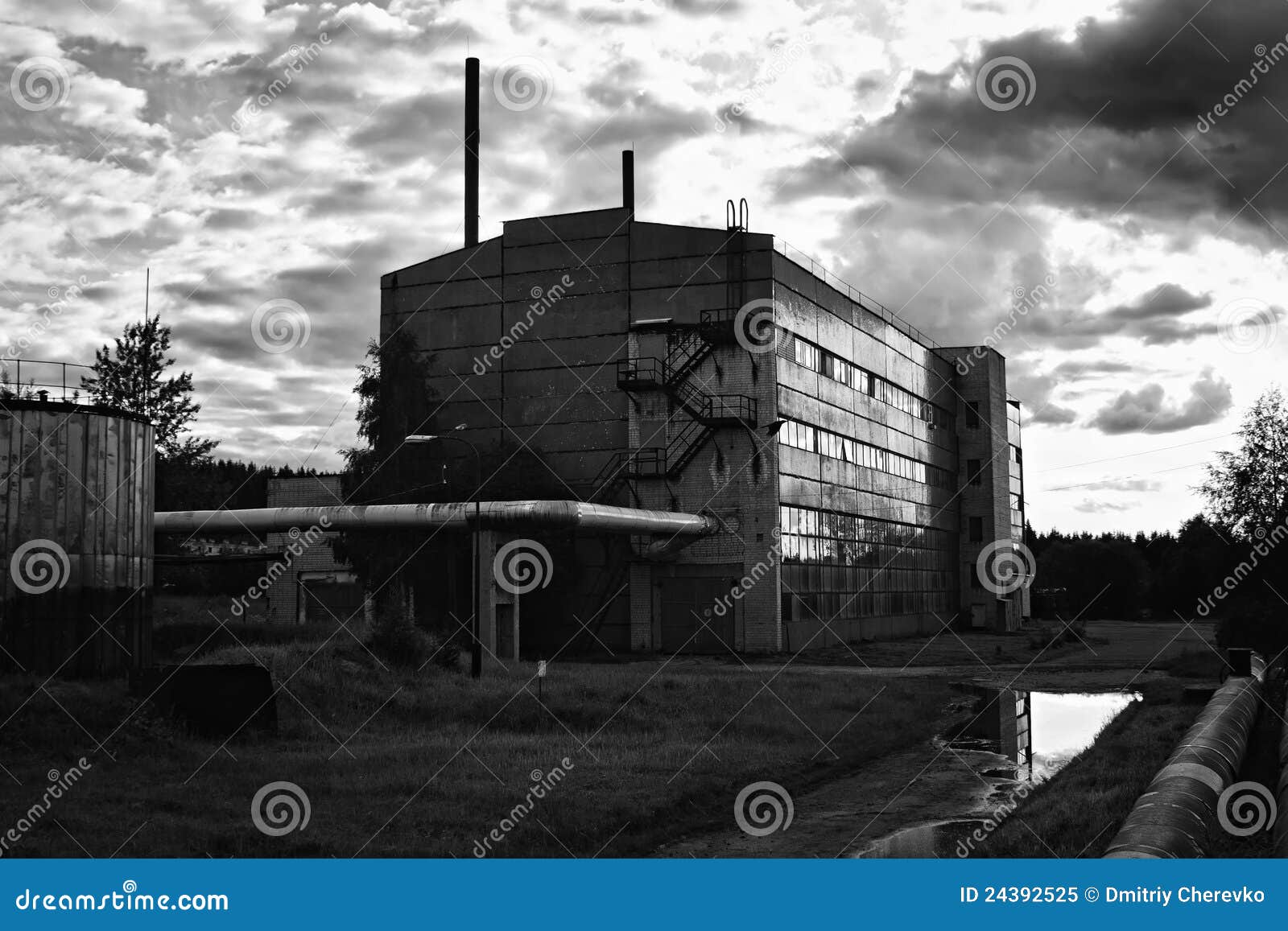 Ruins Of The Thrown Soviet Factory Royalty Free Stock Photo - Image ...