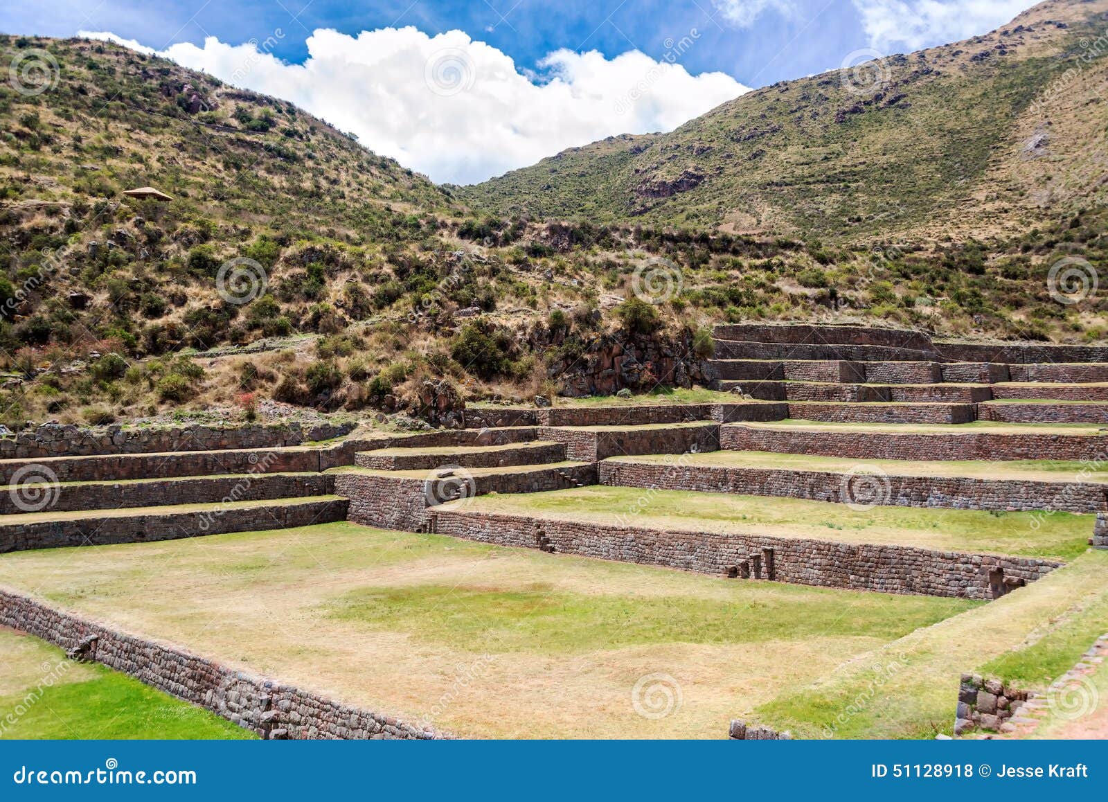Ruins at Tipon stock photo. Image of outdoors, tourism - 51128918