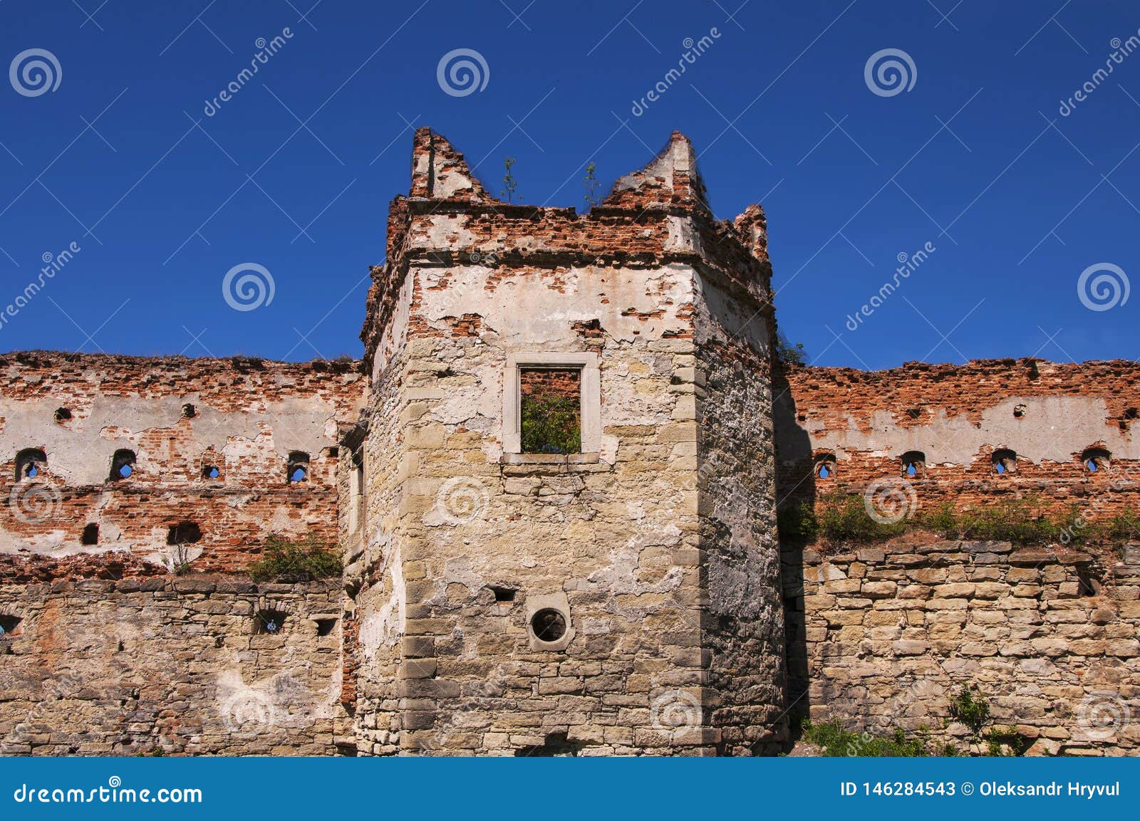 Ruins of the Tower of the Old Castle Stock Image - Image of fort ...
